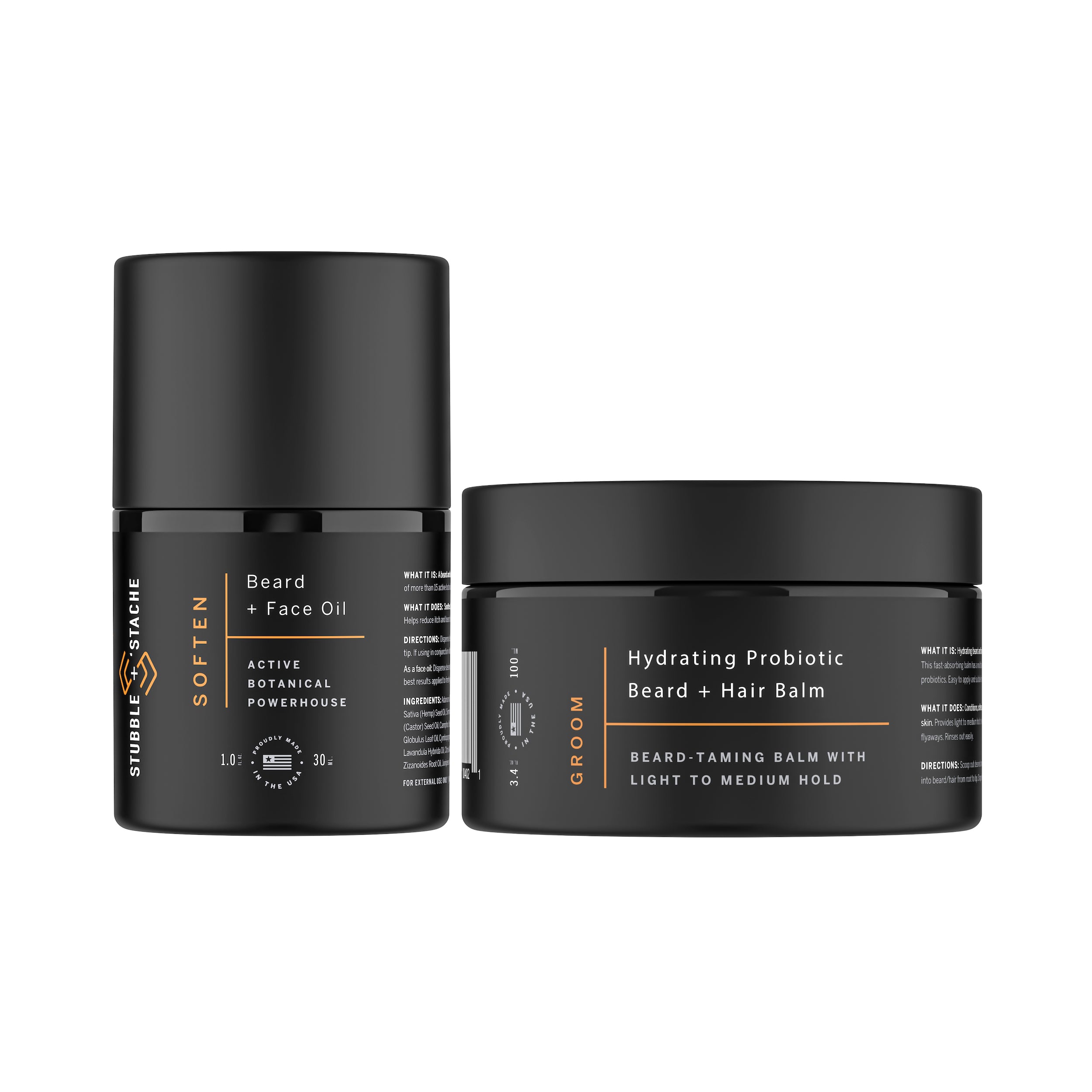 Products - stubble + 'stache