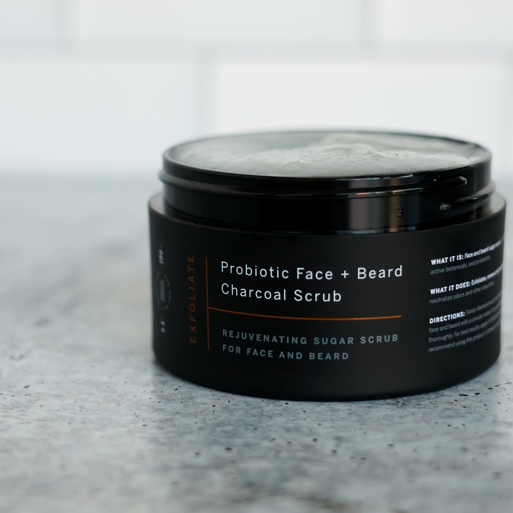 Exfoliate: Face + Beard Scrub – The Best Face Scrub for Men – stubble ...