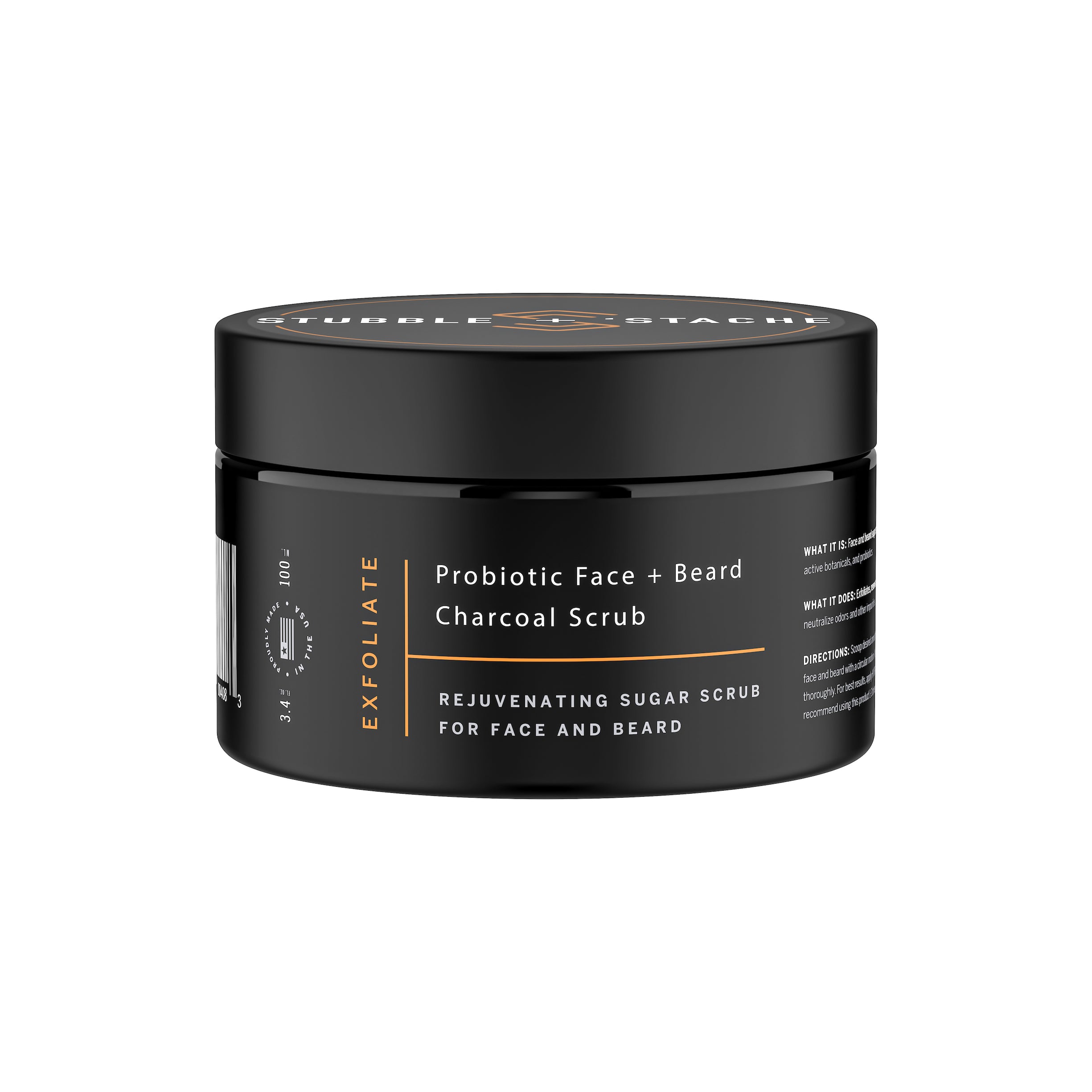 Exfoliate: Face + Beard Scrub – The Best Face Scrub for Men – stubble ...