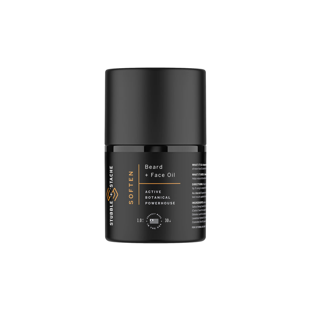 Premium Men's Skincare and Beard Care Products - stubble + 'stache